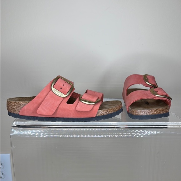 Birkenstock | Shoes | Nwot Birkenstock Mars Red Arizona Big Buckle ...